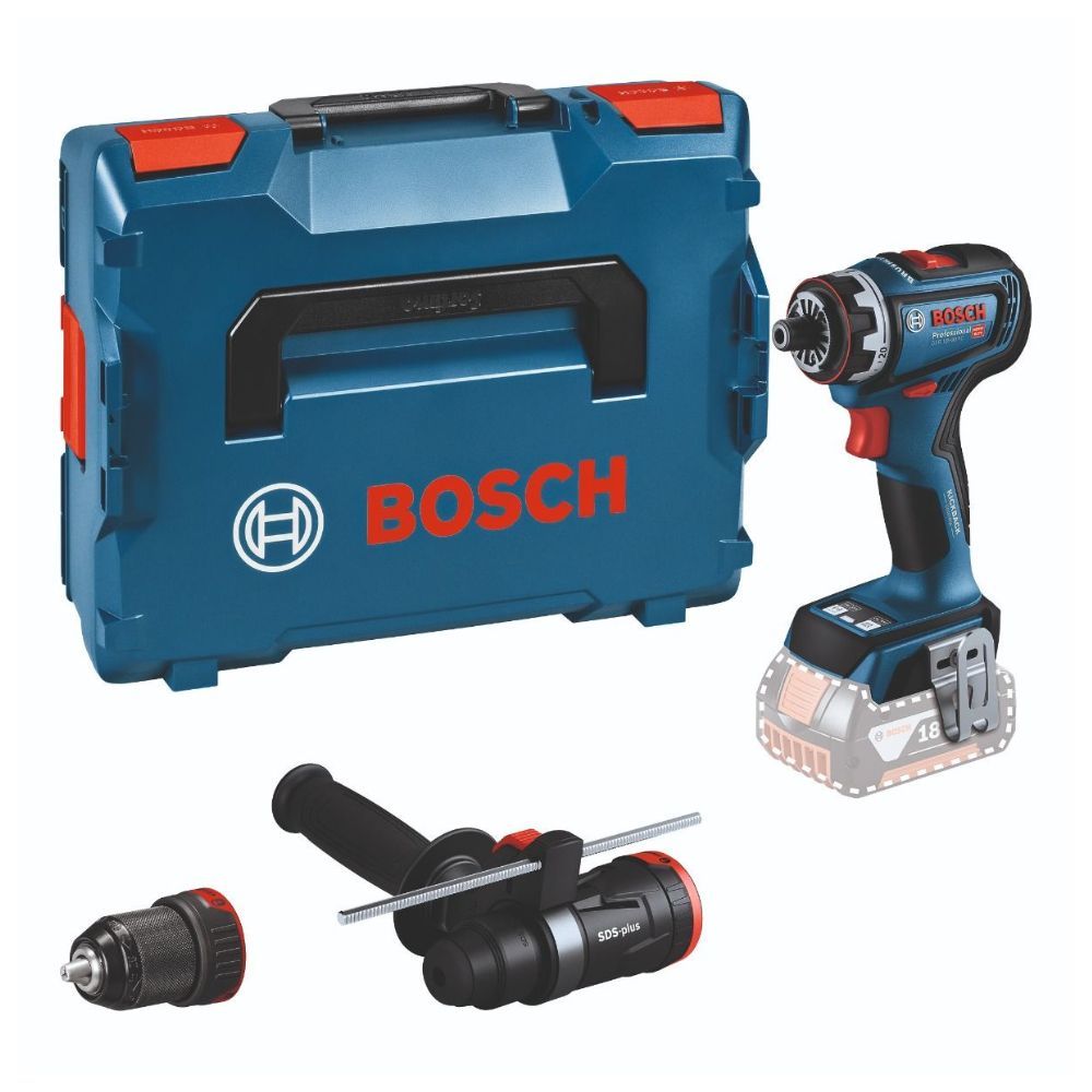 Bosch GSR 18V-90 FC akumulatorska bušilica/odvrtač; 2x ProCORE 18V 4,0 Ah + 2 FC nastavka ...